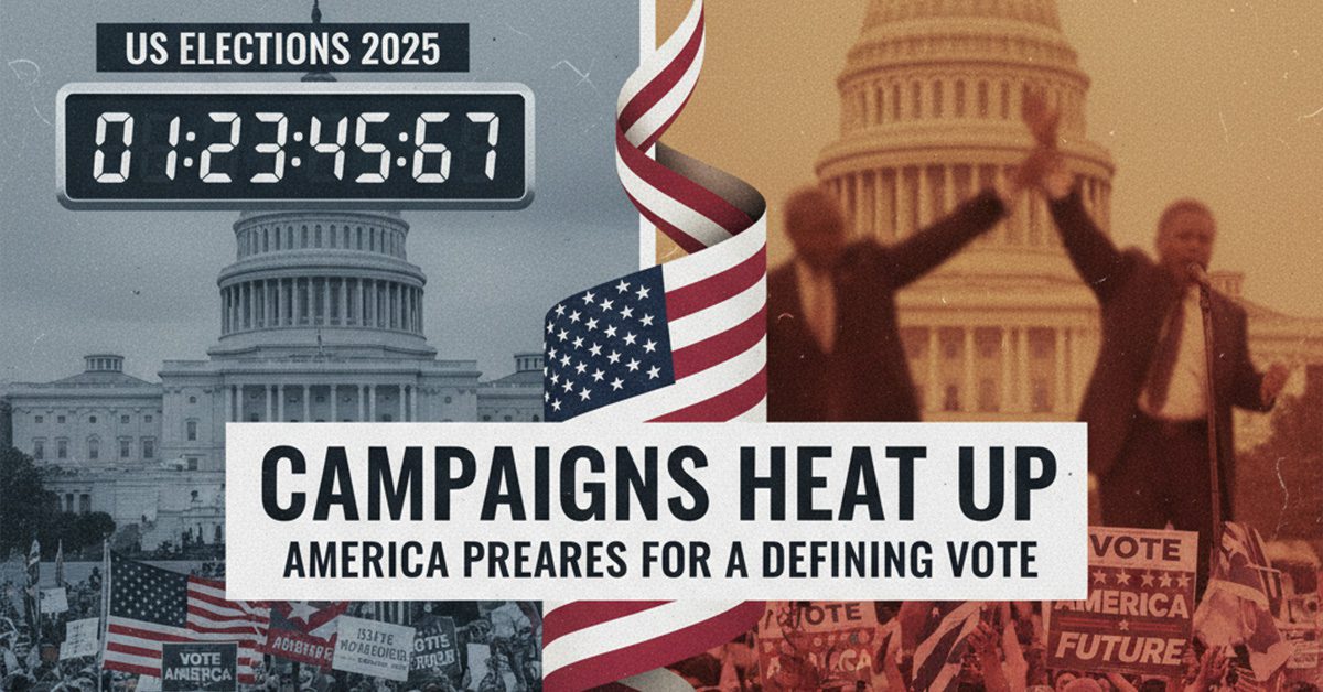 US Elections 2025 Countdown: Campaigns Heat Up as America Prepares for ...